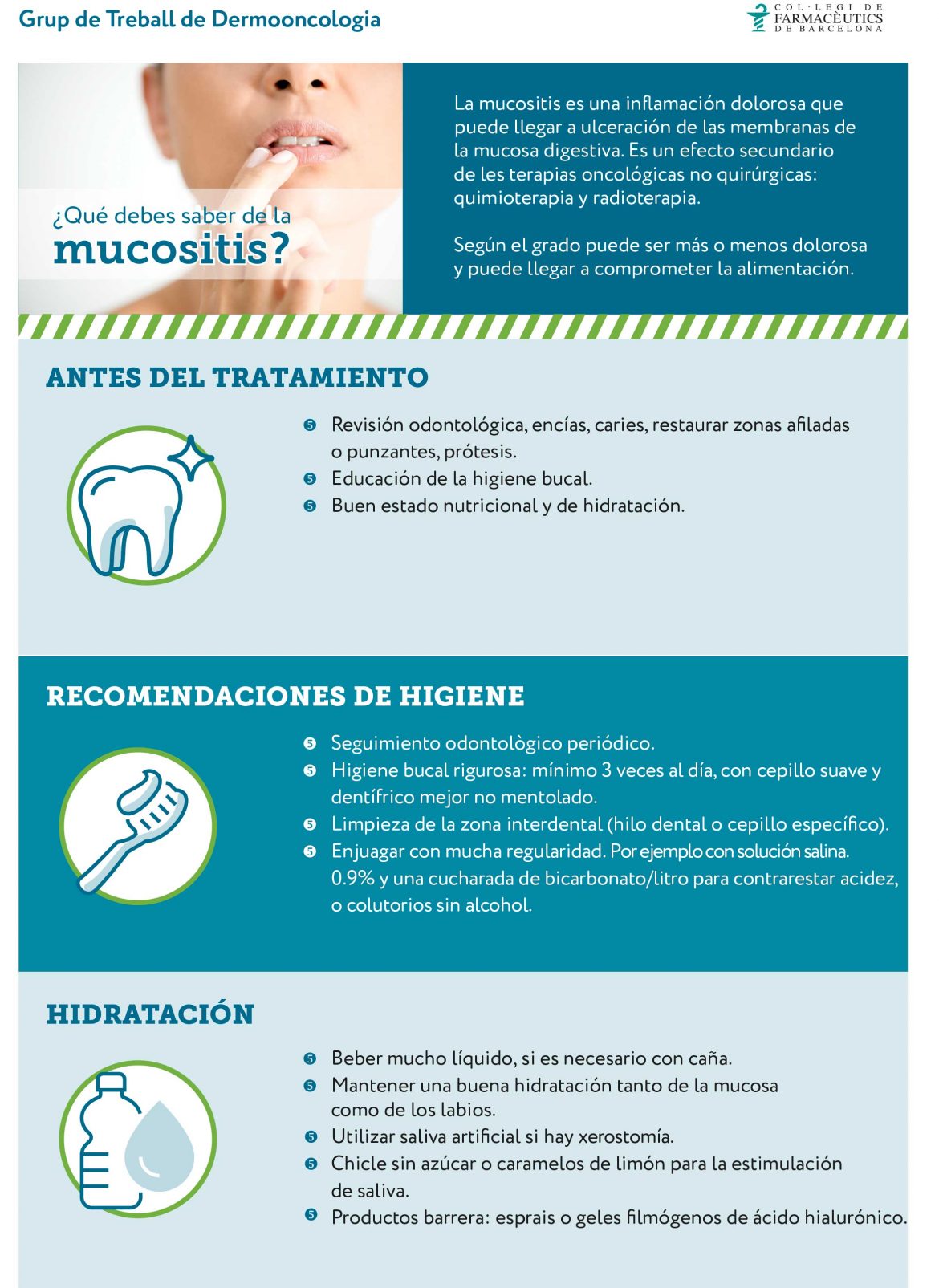 Oncología: cuidado de la piel en caso de... Mucositis - Farmaceuticonline